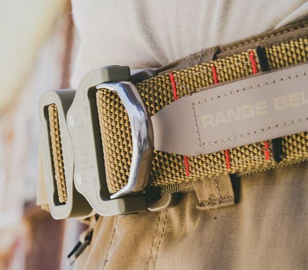 Durable Tactical Belt Tan - Ace Link Armor