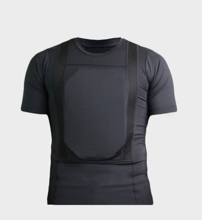 Level IIIA Bulletproof Armor T-shirt - Regular Aramid - Ace Link Armor