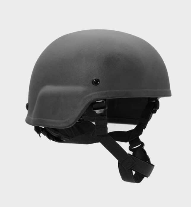MICH Combat Ballistic Helmet Black - Ace Link Armor