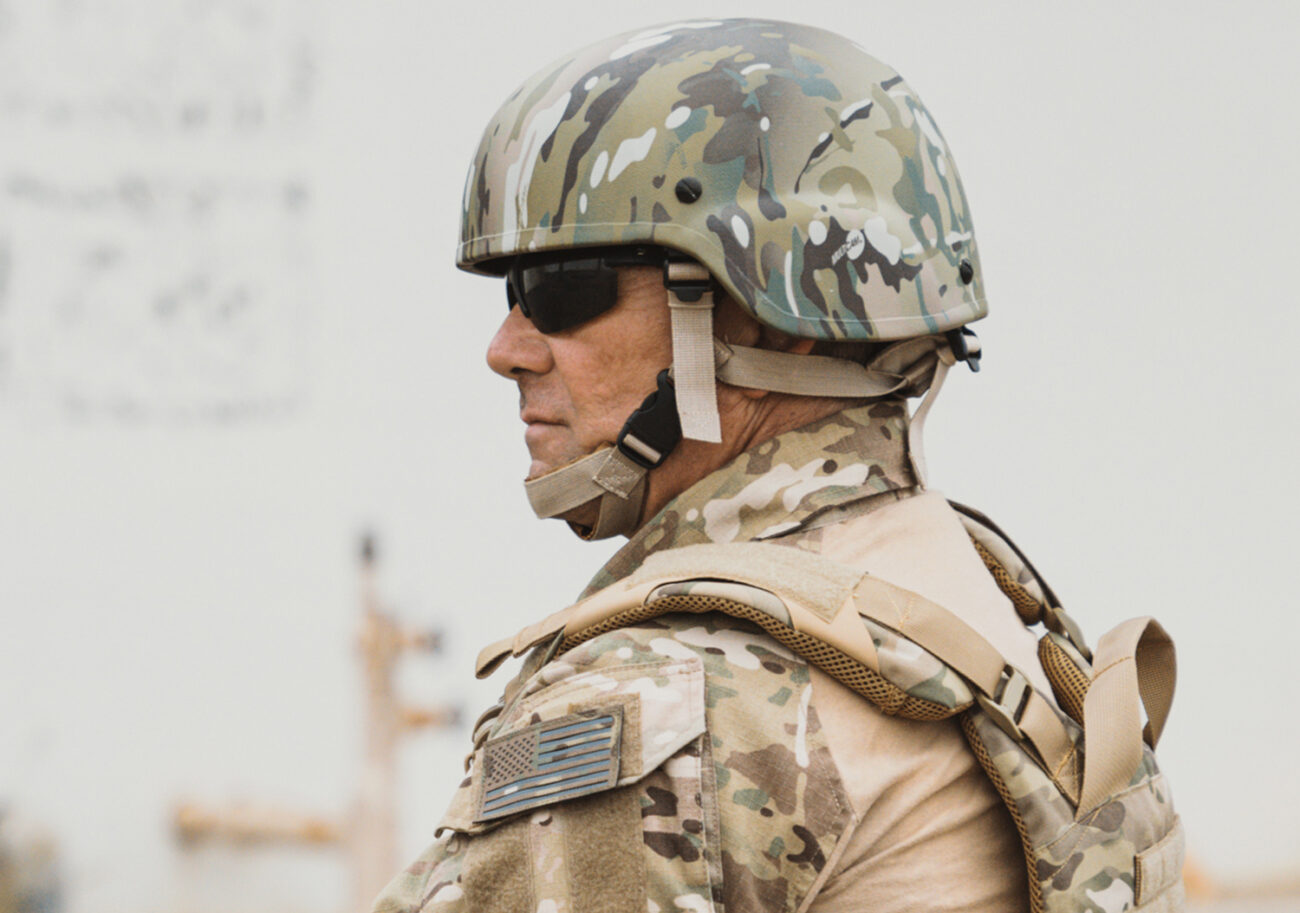 Level 3A Ballistic Helmet Mich OD Green - Ace Link Armor