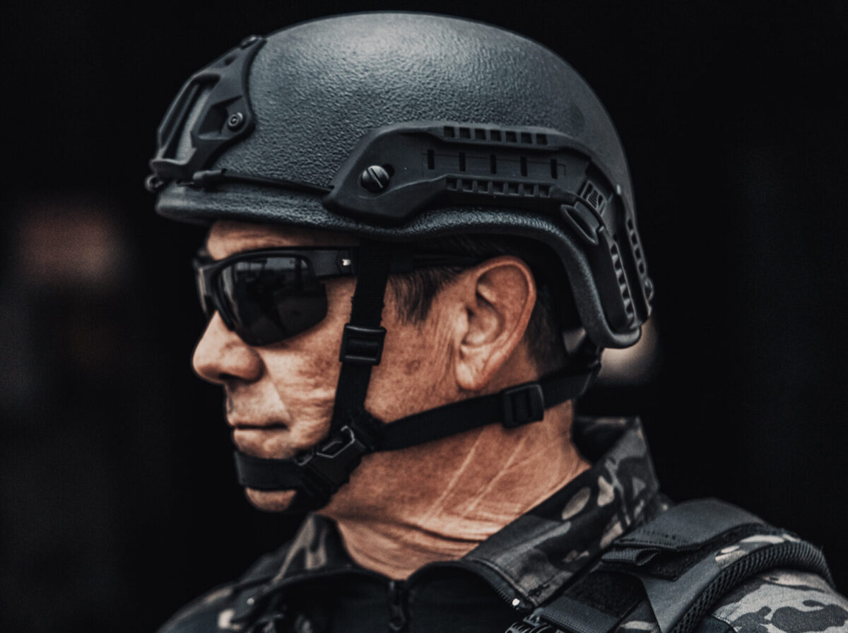 Level IIIA Ballistic Helmet High-Cut Black - Ace Link Armor