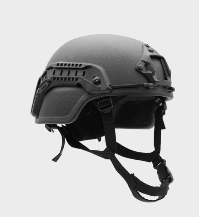 MICH Ballistic Helmet - Black - Ace Link Armor