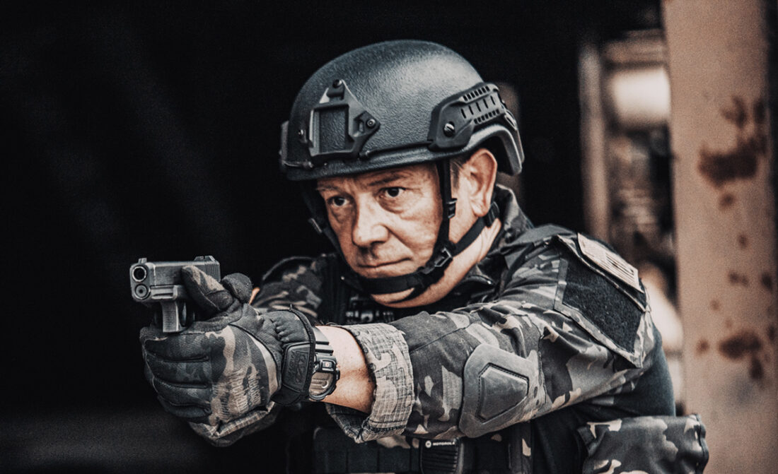 Level IIIA Ballistic Helmet High-Cut Black - Ace Link Armor