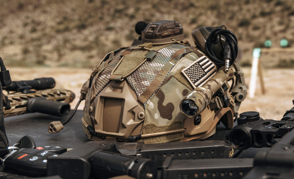 Level IIIA Ballistic Helmet High-Cut Black - Ace Link Armor