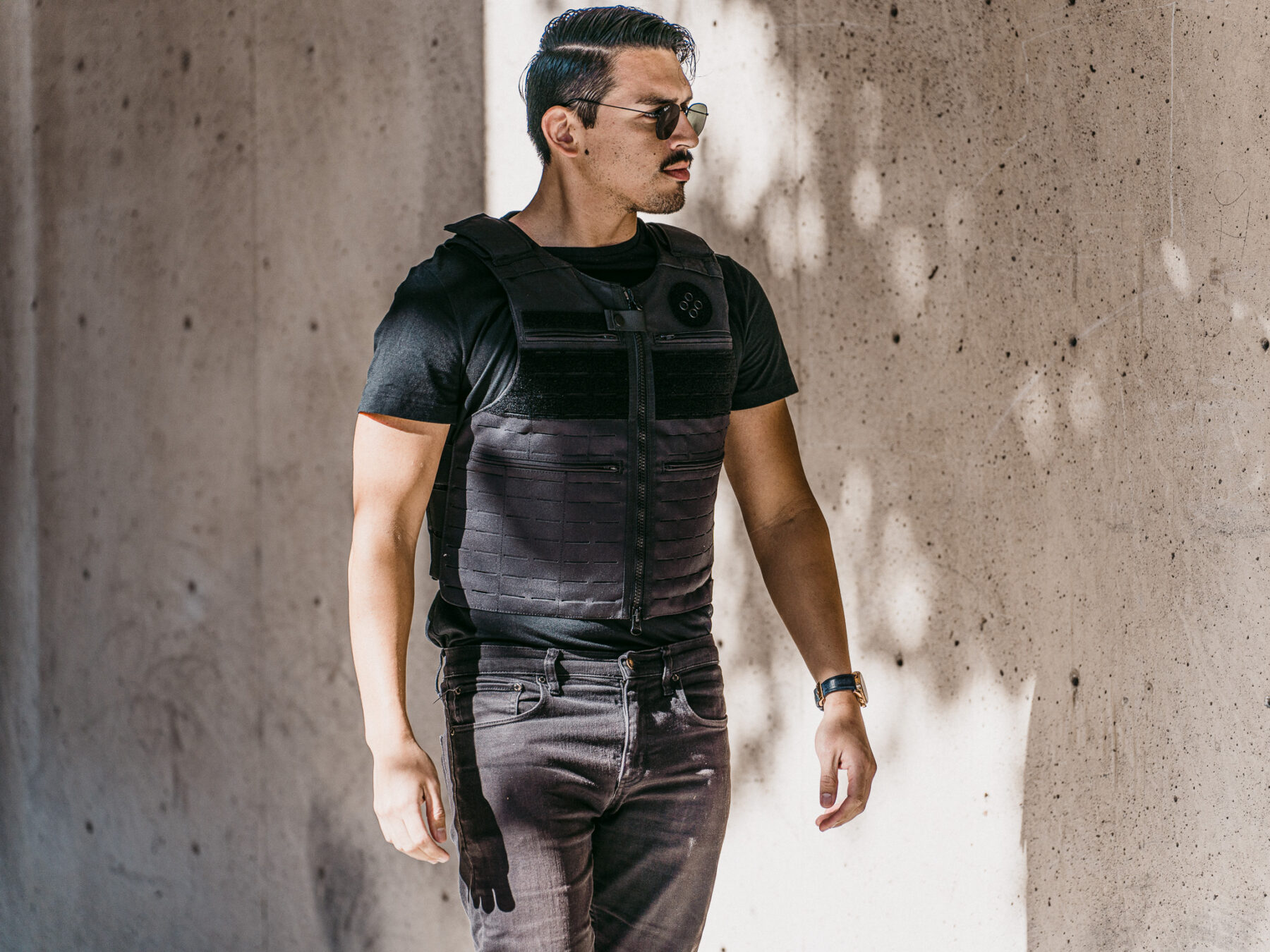 Patrol Laser-cut Vest Anti-Stab - Ace Link Armor