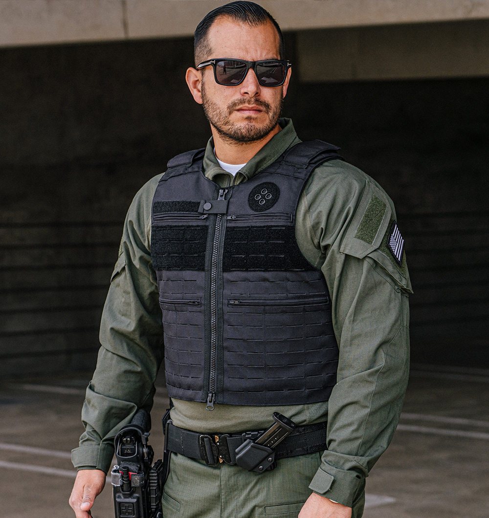 Patrol Bulletproof Vest Laser-cut Level IIIA Standard - Ace Link Armor