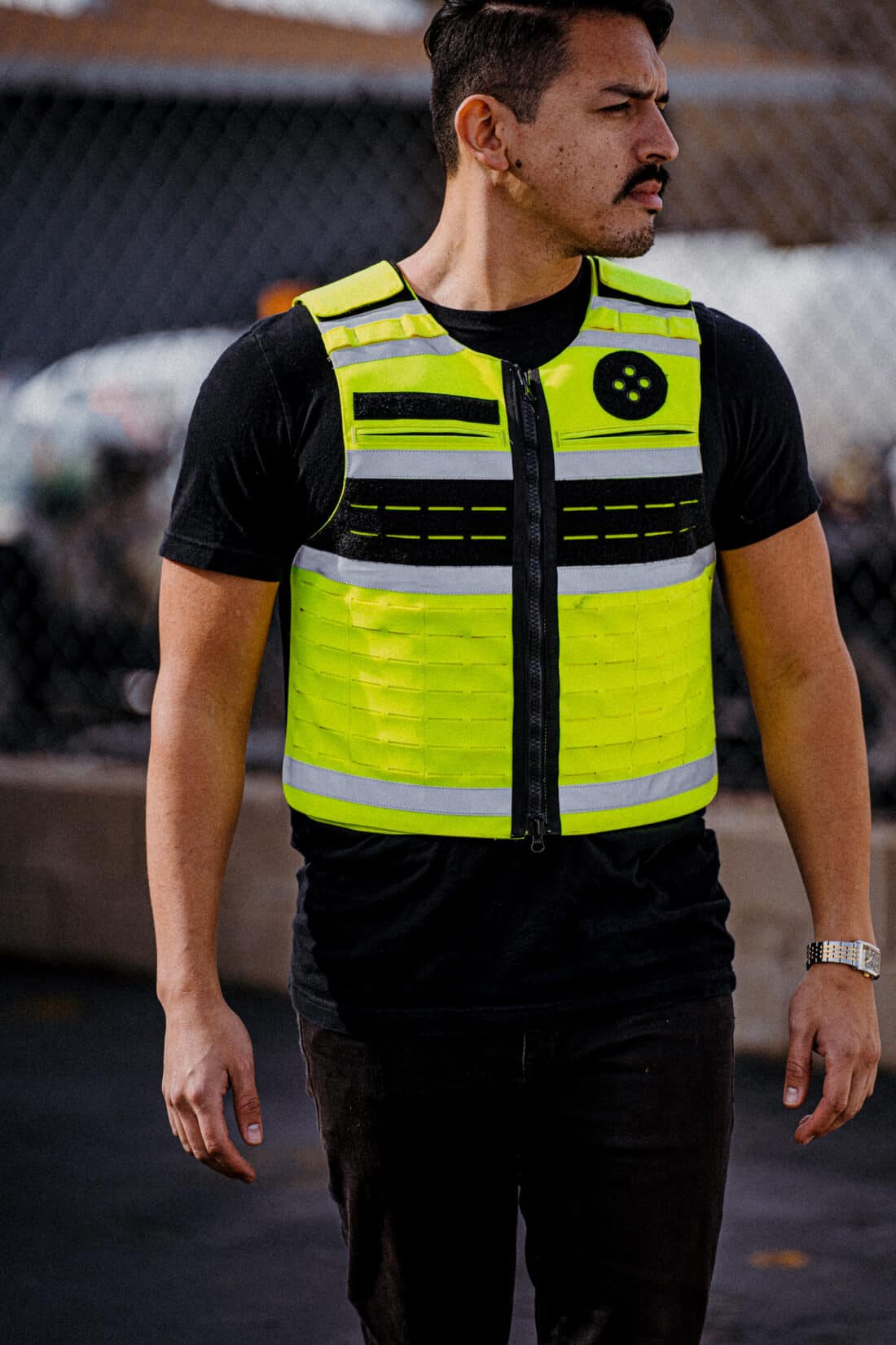 High-Vis Bulletproof Vest Level IIIA Anti-Stab - Ace Link Armor