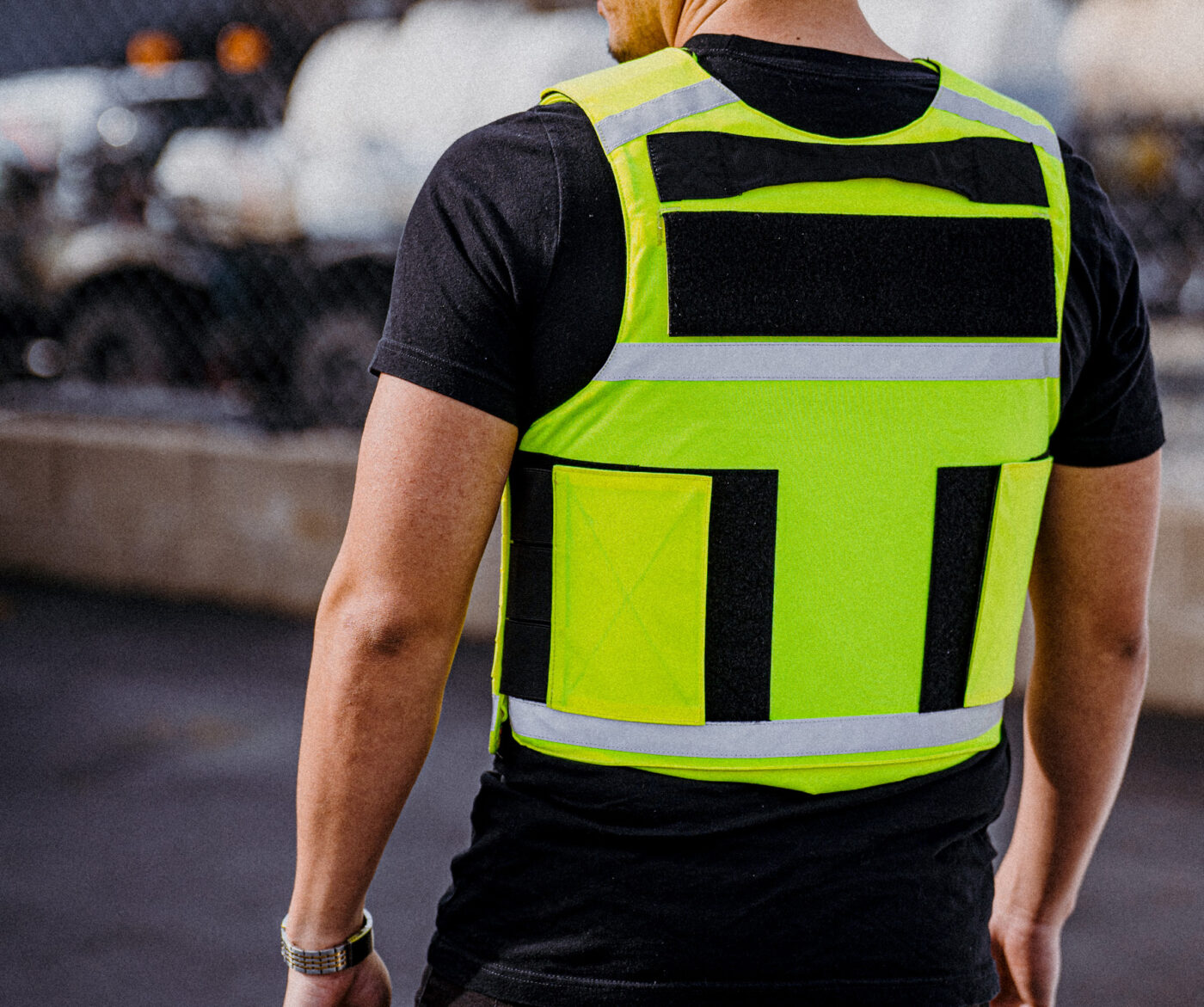 High-Vis Bulletproof Vest Level IIIA Anti-Stab - Ace Link Armor