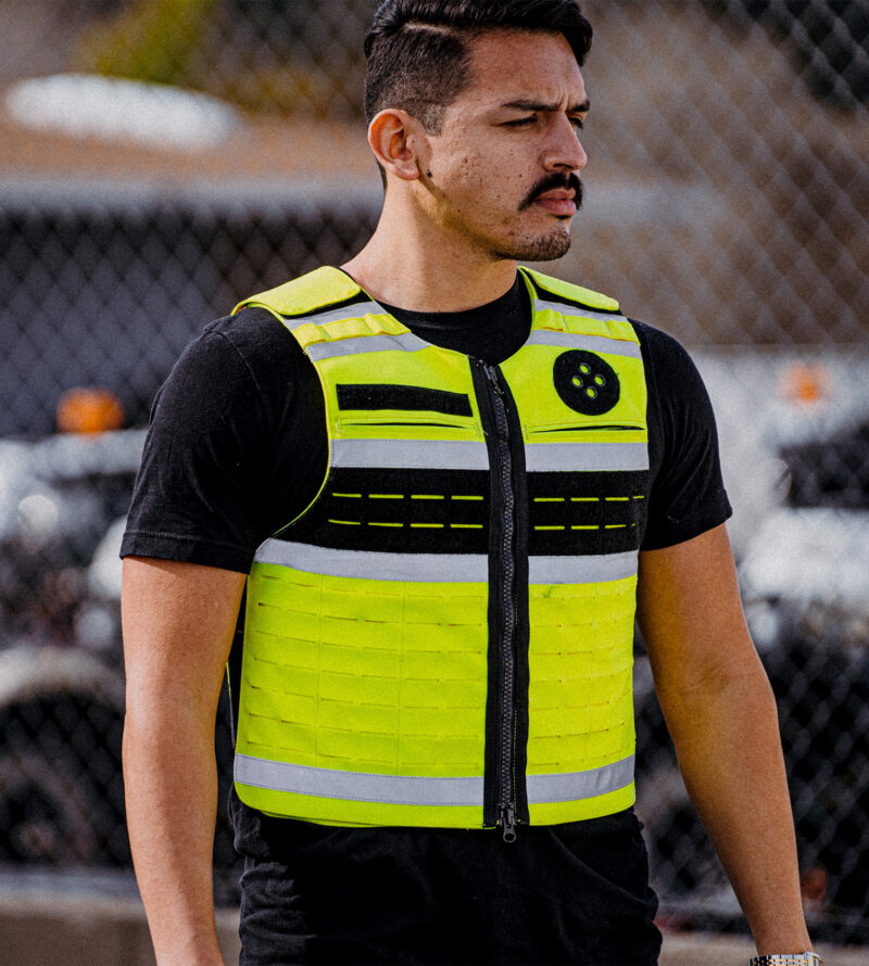 High-Vis Bulletproof Vest Level IIIA Anti-Stab - Ace Link Armor