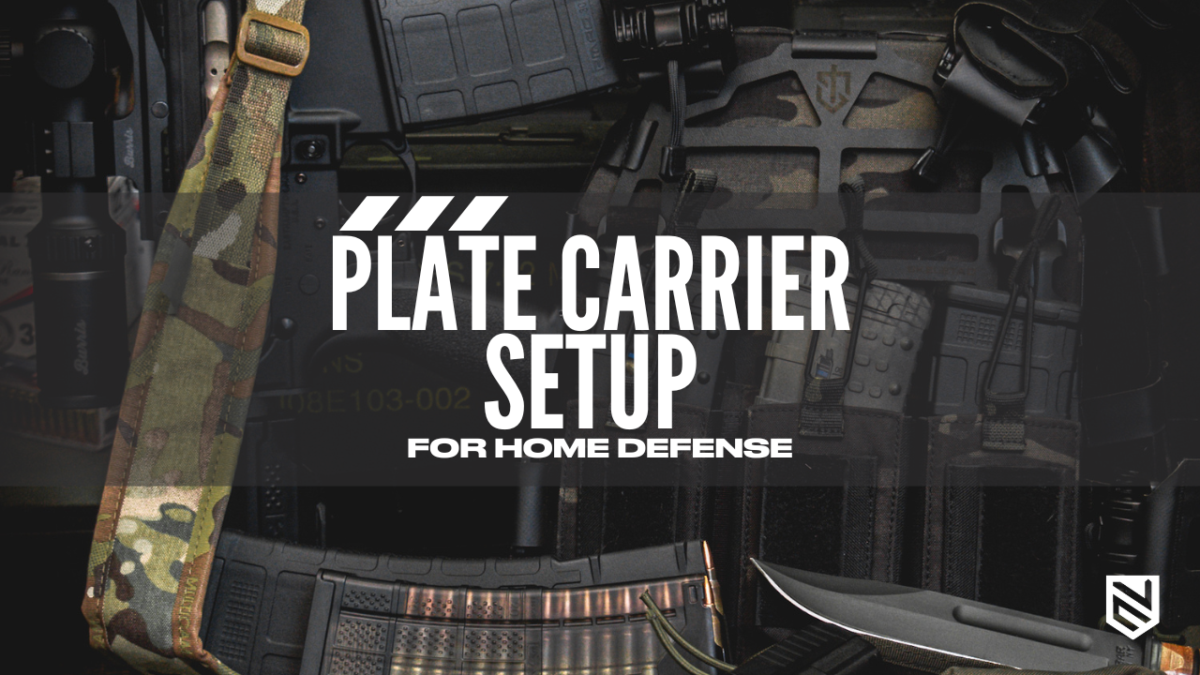 Plate carrier setup for home defense. - Ace Link Armor